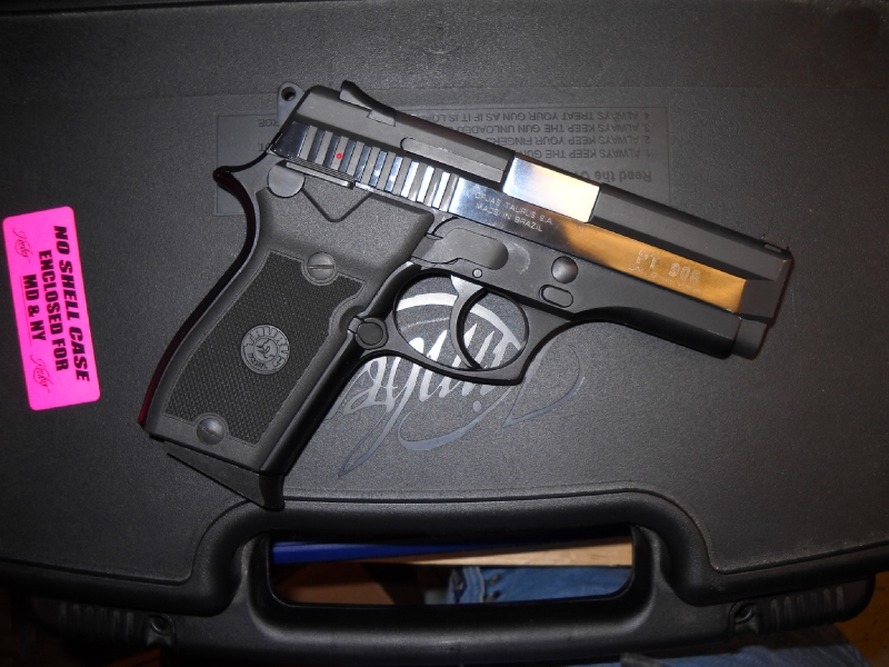 Taurus 908 Compact-9mm-SA/DA-Decocker-Blue-1 Mag