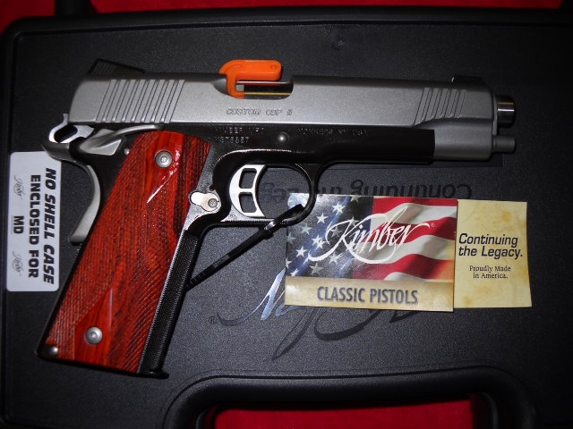 Kimber Mfg., Inc. Custom Cdp Ii- Custom Shop-45acp-Nt Sts-Nib- For Sale ...