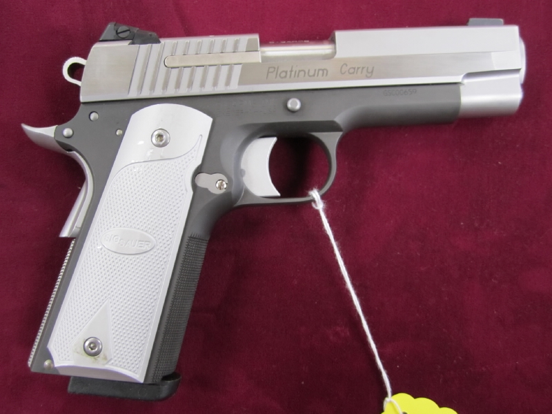 Sig Sauer 1911 Gsr Platinum Carry .45 Acp, Ss, Night Sights For Sale at ...