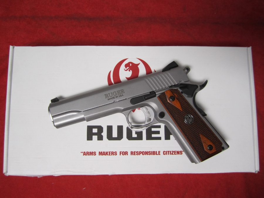 Sturm, Ruger & Co. Ruger Sr1911 .45 Acp. Ss, 2 Magazines, New In Box ...