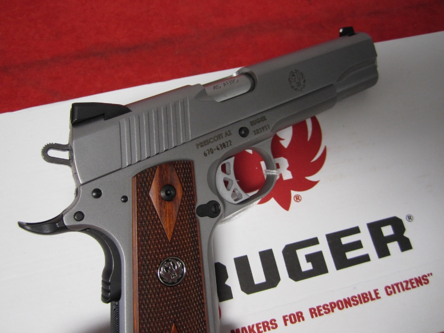 Sturm, Ruger & Co. Ruger Sr1911 .45 Acp. Ss, 2 Magazines, New In Box ...