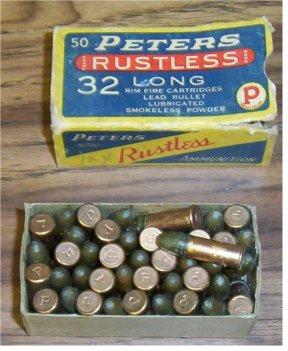 Peters Rustless 32 Long Rimfire- 43 Rds- For Sale at GunAuction.com ...