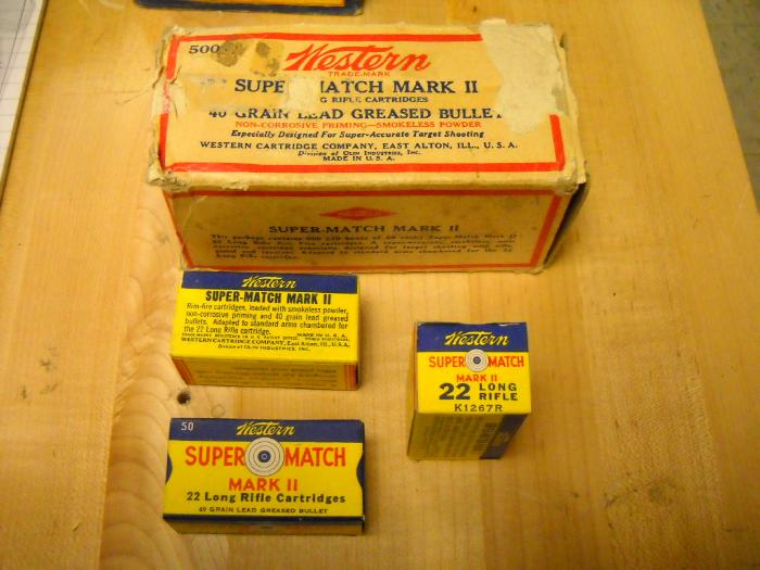 Western Super Match Mk Ii-22 Lr- Bullseye Box-Olin For Sale at ...