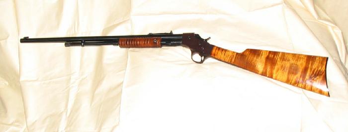 Stevens, J. Arms Co. No. 70 Visible Loading Slide Action .22 Cal Rifle ...