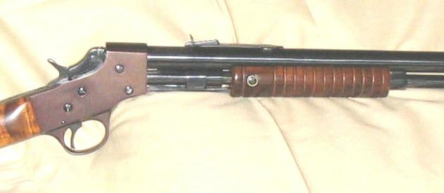 Stevens, J. Arms Co. No. 70 Visible Loading Slide Action .22 Cal Rifle ...