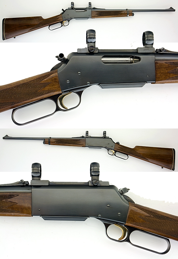 Browning Model 81 Blr Lever Action Rifle In .358 Winchester Mfg 1981 ...