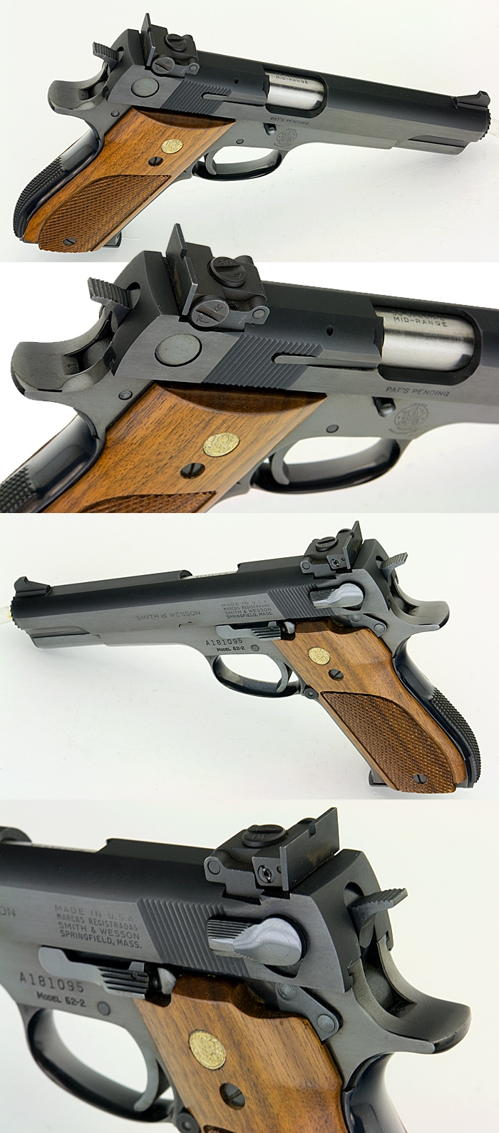 Smith & Wesson S&W Model 52-2 Target Semiauto Pistol 38 Special ...