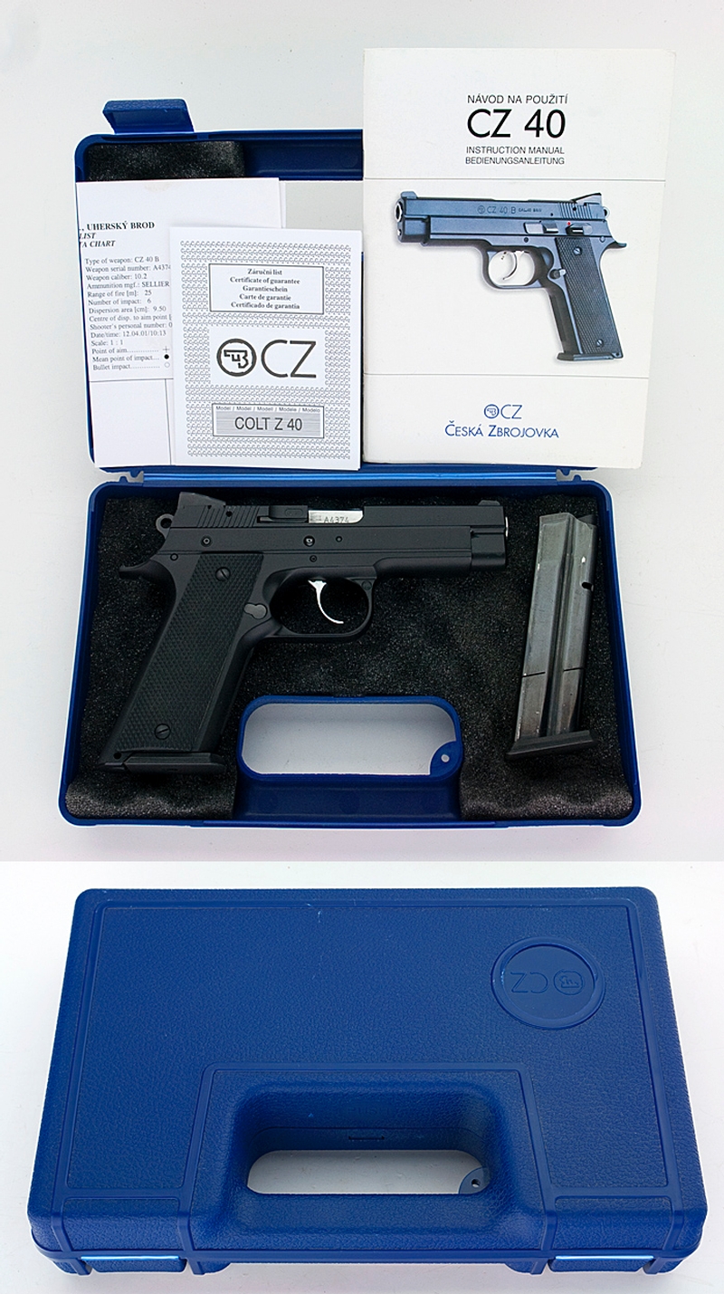 Cz (Ceská Zbrojovka) Mod 40-B Semiauto Pistol 40 S&W Excellent ...