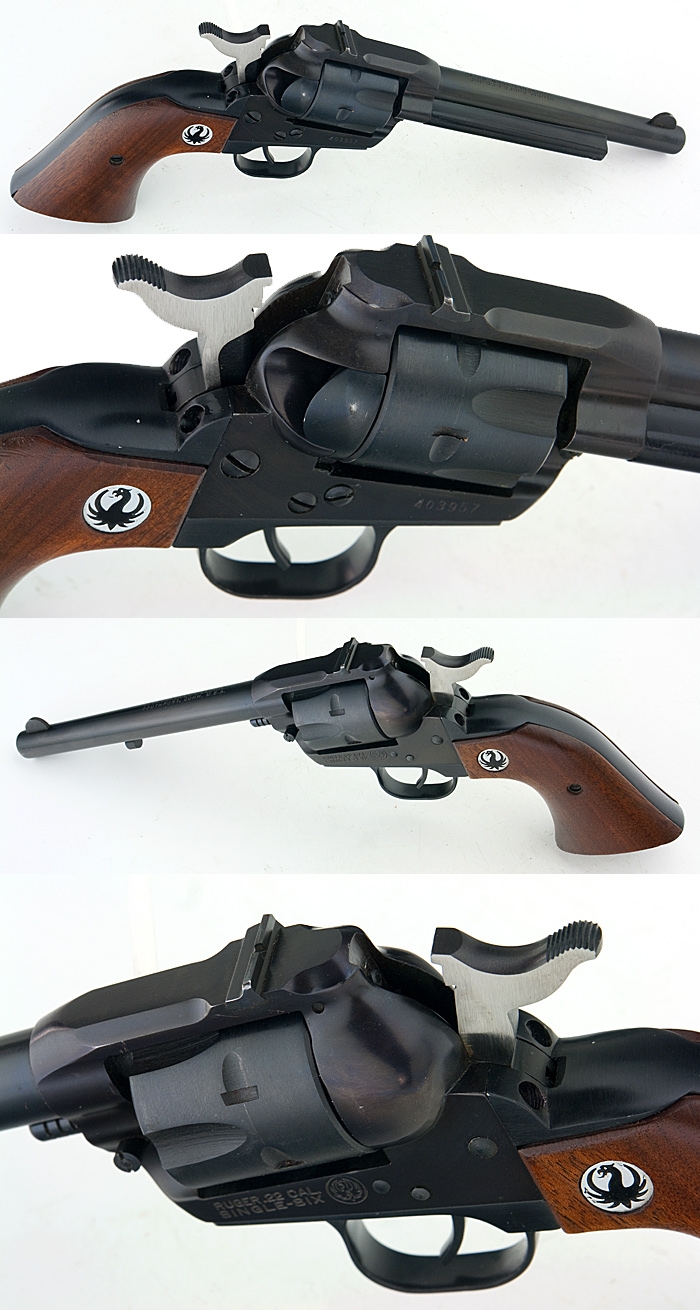 Sturm Ruger Old Model Single Six Revolver .22 Lr & Magnum 6-1/2 Inch ...