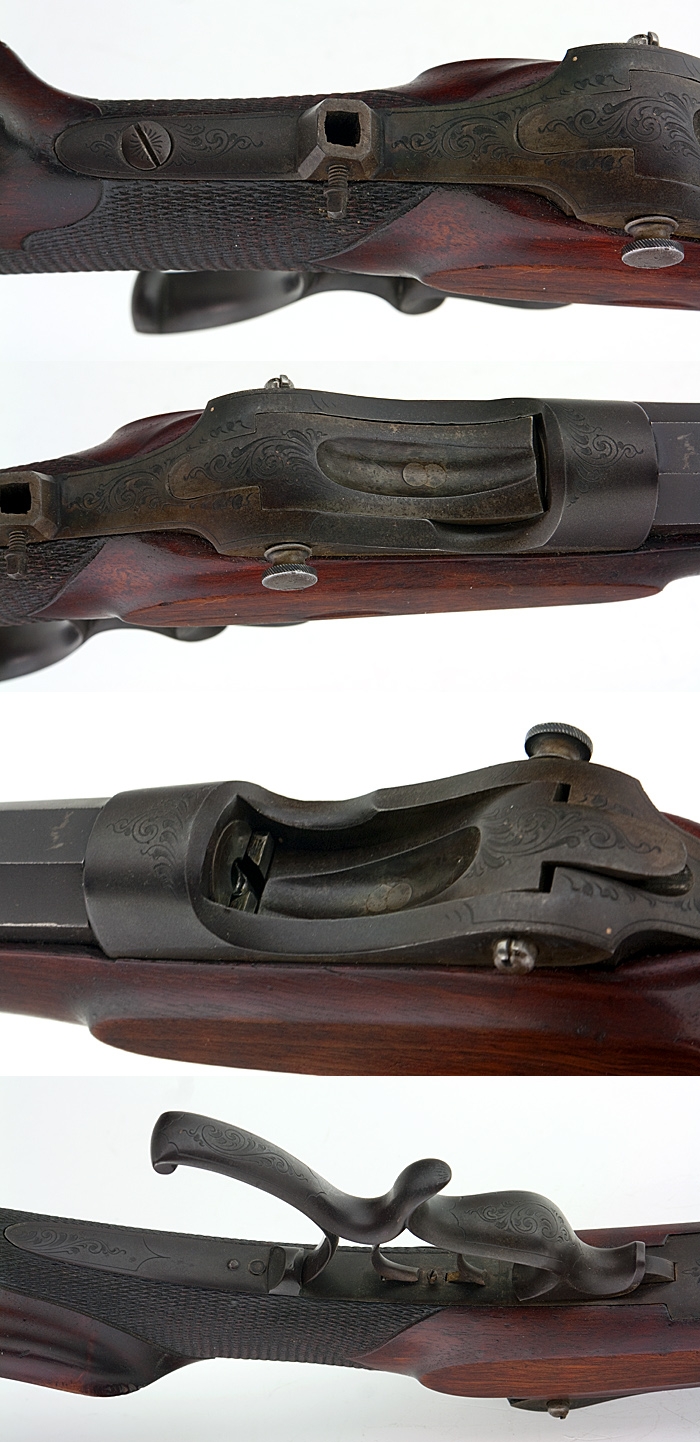 Antique German Zimmer Schutzen Target Rifle With Set Triggers In 4mm ...