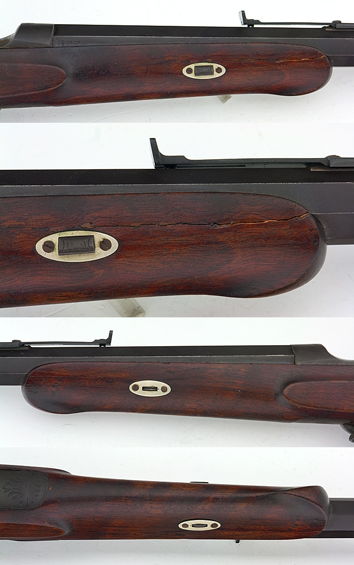 Antique German Zimmer Schutzen Target Rifle With Set Triggers In 4mm ...
