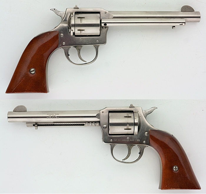 Harrington & Richardson H&R Model 650 Nickel Finish Double Action .22 ...