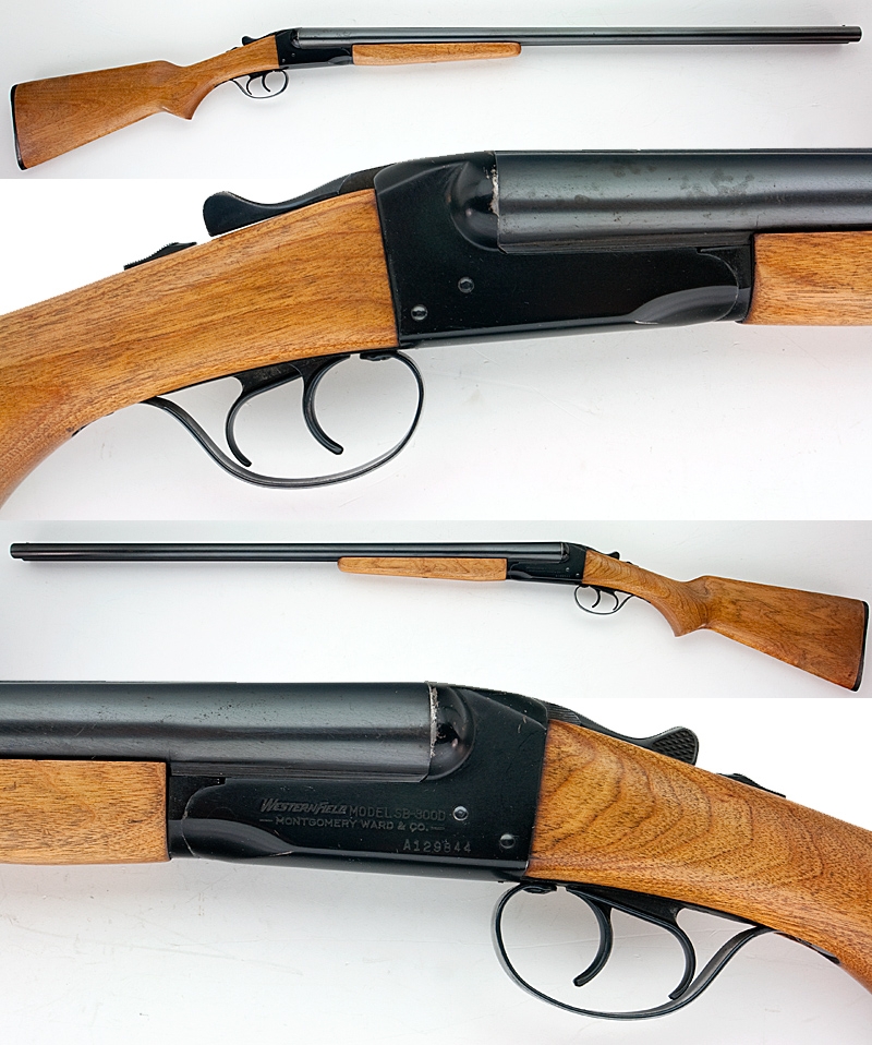 Western Field Montgomery Wards Model Sb-300d 12-Ga Side By Side Shotgun ...