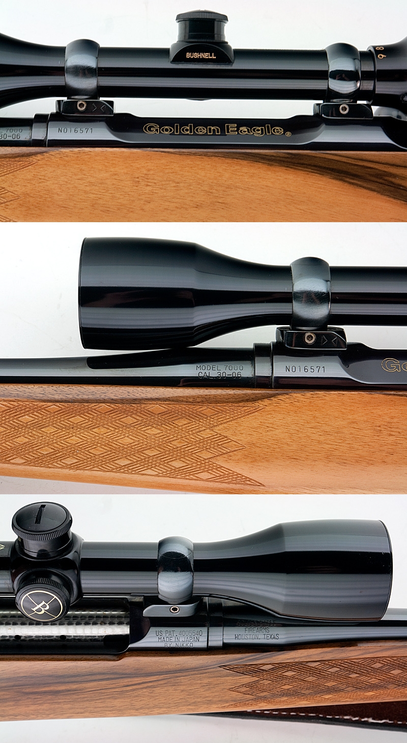 Golden Eagle Nikko Model 7000 Grade 1 Bolt Action Rifle 30-06 Scoped ...
