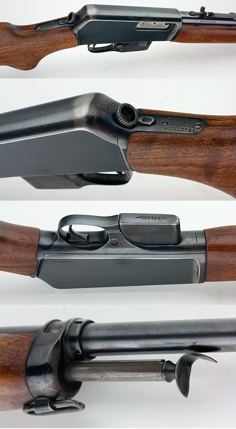 WINCHESTER MODEL 1907 (07SL) - SELF-LOADING TAKE-DOWN RIFLE .351 WSL C ...