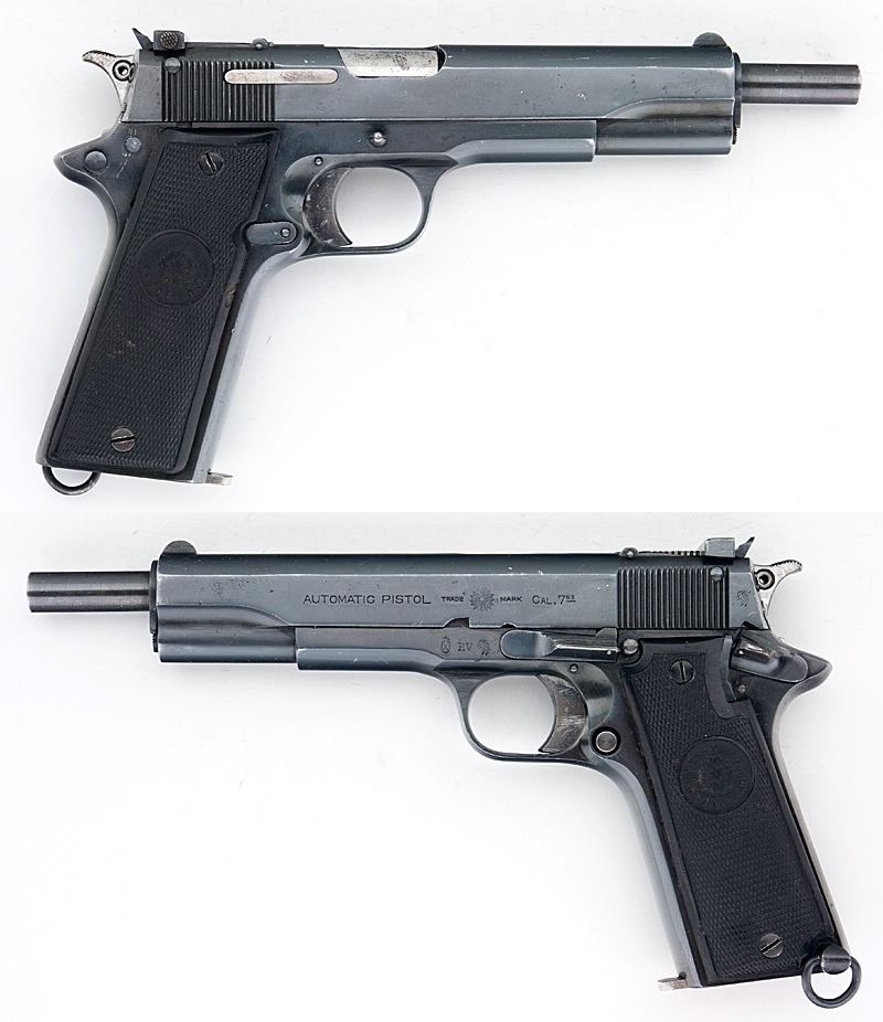 Star Model A Carbine 7.63 Mauser Semi Automatic Pistol Extended Barrel ...