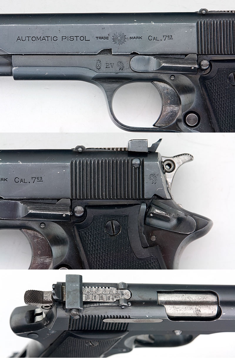 Star Model A Carbine 7.63 Mauser Semi Automatic Pistol Extended Barrel ...