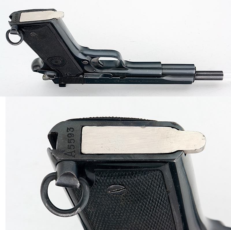 Star Model A Carbine 7.63 Mauser Semi Automatic Pistol Extended Barrel ...