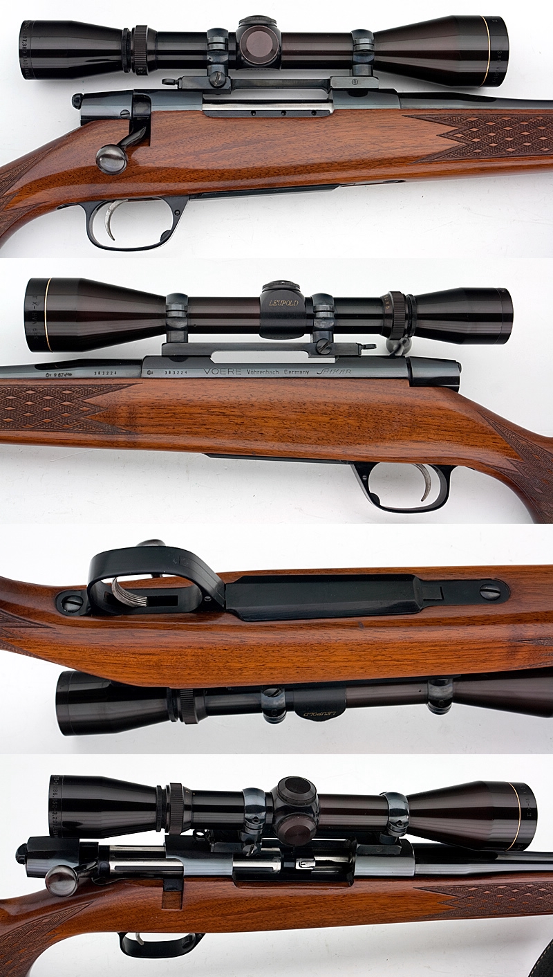 Voere Shikar Bolt Action Rifle .243 Win With Leupold Scope & Nice Wood ...