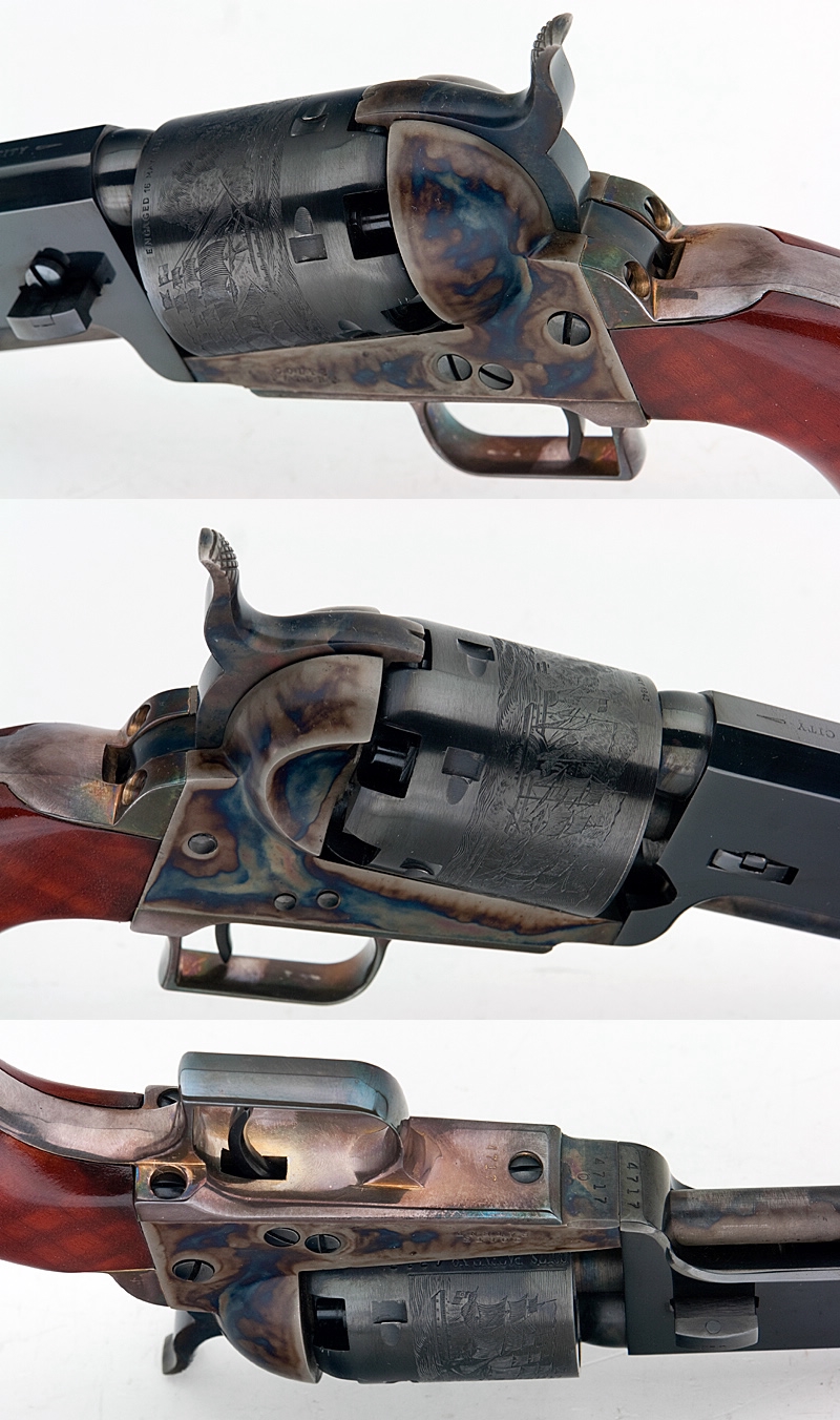 Colt 1851 Navy Commemorative Percussion Revolver 36 Cal Display Case ...