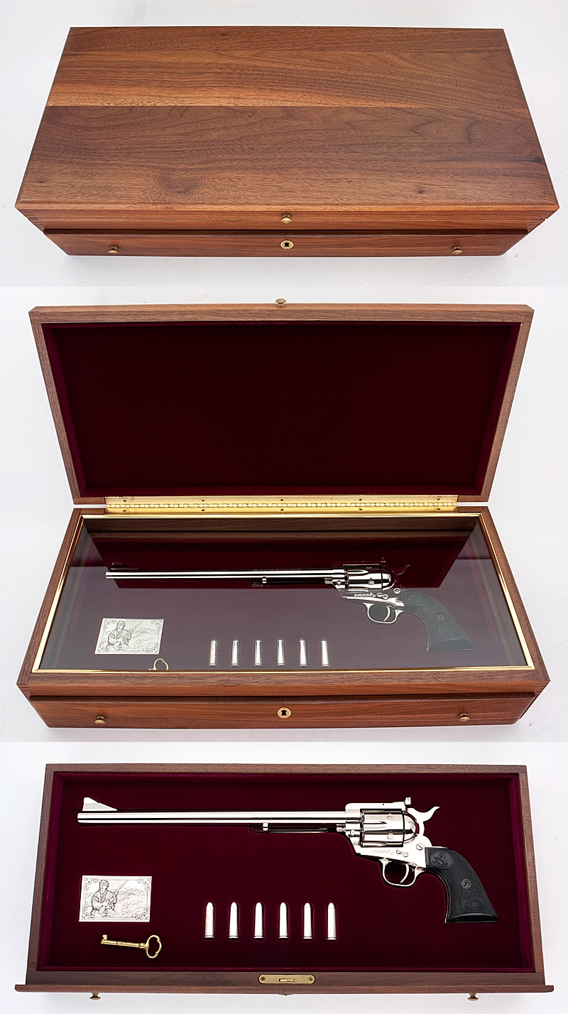 Colt Saa Ned Buntline Commemorative Revolver .45 Lc With Display Case ...