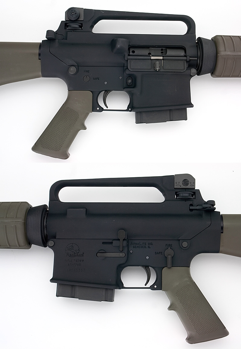 Armalite Ar-10 A2 Semiauto Rifle 7.62mm Stainless Barrel Od Green Stock ...