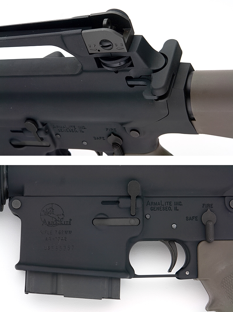 Armalite Ar-10 A2 Semiauto Rifle 7.62mm Stainless Barrel Od Green Stock ...