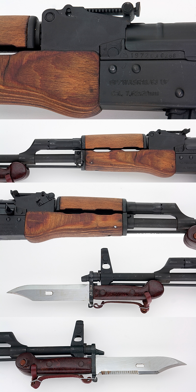 Russian Romanian Ak-47 Wasr-10 Semi-Automatic Rifle 7.62x39 Under ...