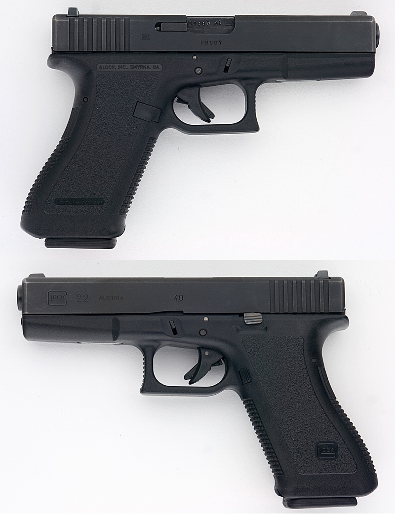 Glock Model 22 Semi Pistol Sn 007 Owned By Secret Service Agent Special ...