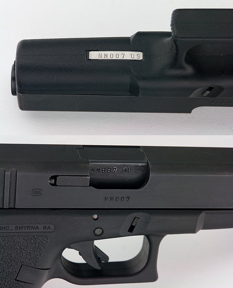 Glock Model 22 Semi Pistol Sn 007 Owned By Secret Service Agent Special ...