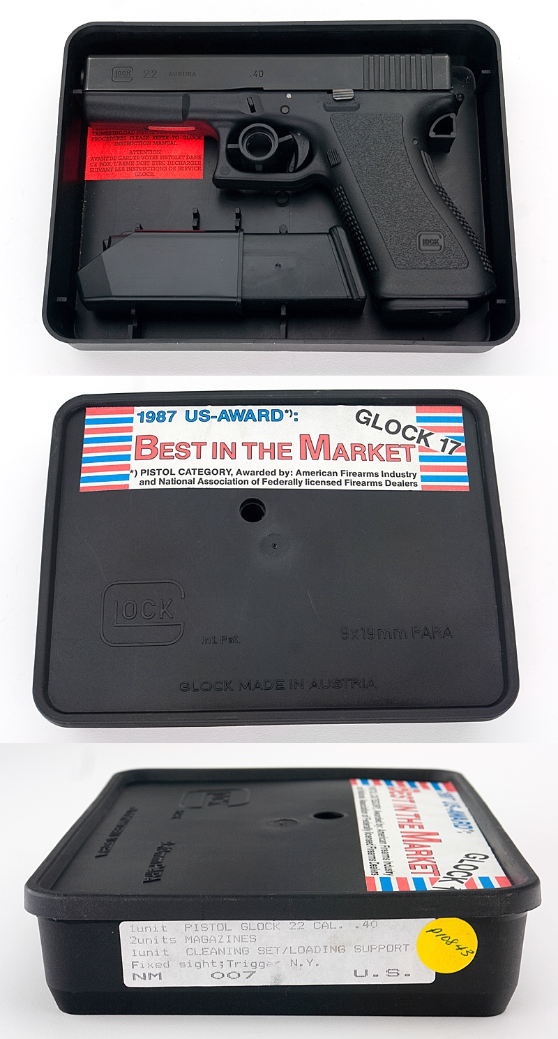 Glock Model 22 Semi Pistol Sn 007 Owned By Secret Service Agent Special ...