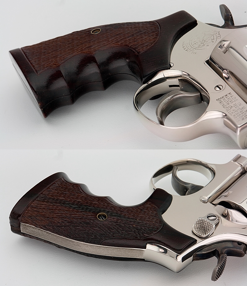 Smith & Wesson S&W Model 19-2 Nickel 357 Magnum 4 Inch Barrel W/Factory ...