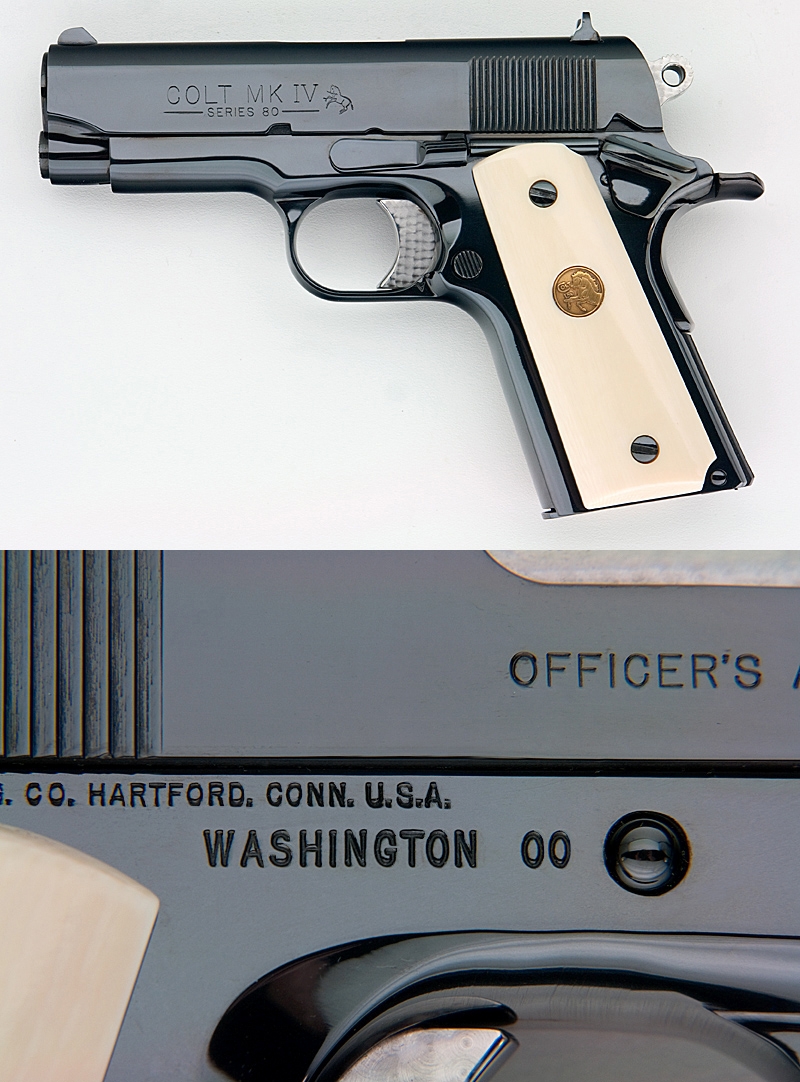 Colt Officers Acp Mk Iv Serial Washington 00 Custom Shop Pistol 45 Acp ...