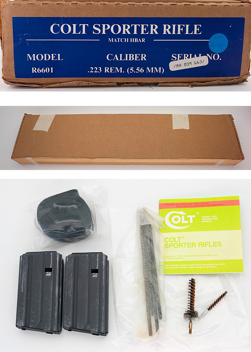 Colt Ar-15 Sporter Match Hbar Model R6601 Semiauto Rifle Cal .223 Pre ...