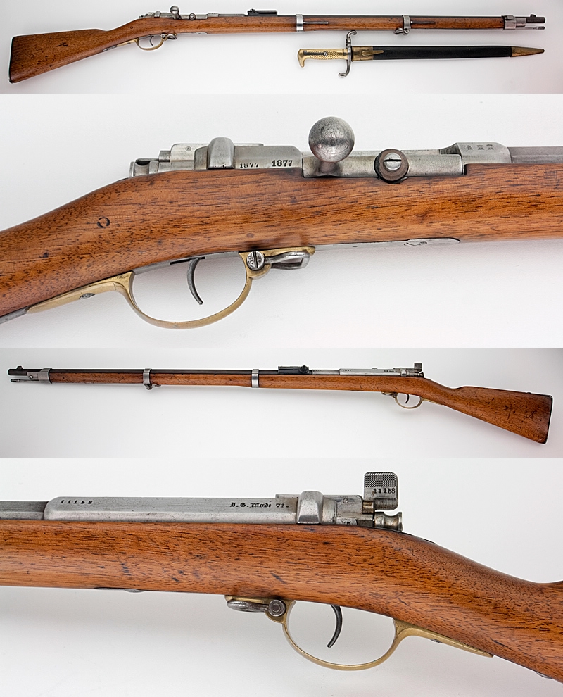 I. G. Model 71 German Mauser Rifle 11 Mm W/Bayonet Made 1887 No Ffl ...