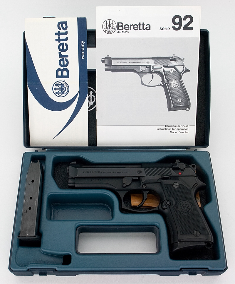 Beretta 92f Compact 9mm Semiauto Handgun In Like New Condition For Sale ...