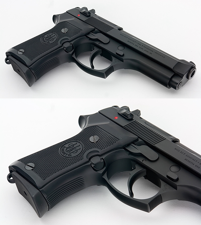 Beretta 92f Compact 9mm Semiauto Handgun In Like New Condition For Sale ...
