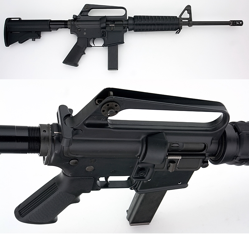 COLT AR-15 SPORTER LIGHTWEIGHT SEMIAUTO RIFLE 9MM NATO PRE-BAN VERY NICE