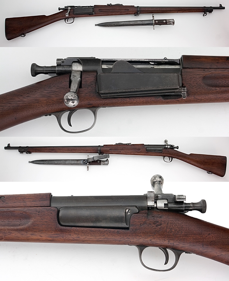 U.S. Springfield Armory Model 1898 Rifle 30-40 Krag With Bayonet C&R Ok ...