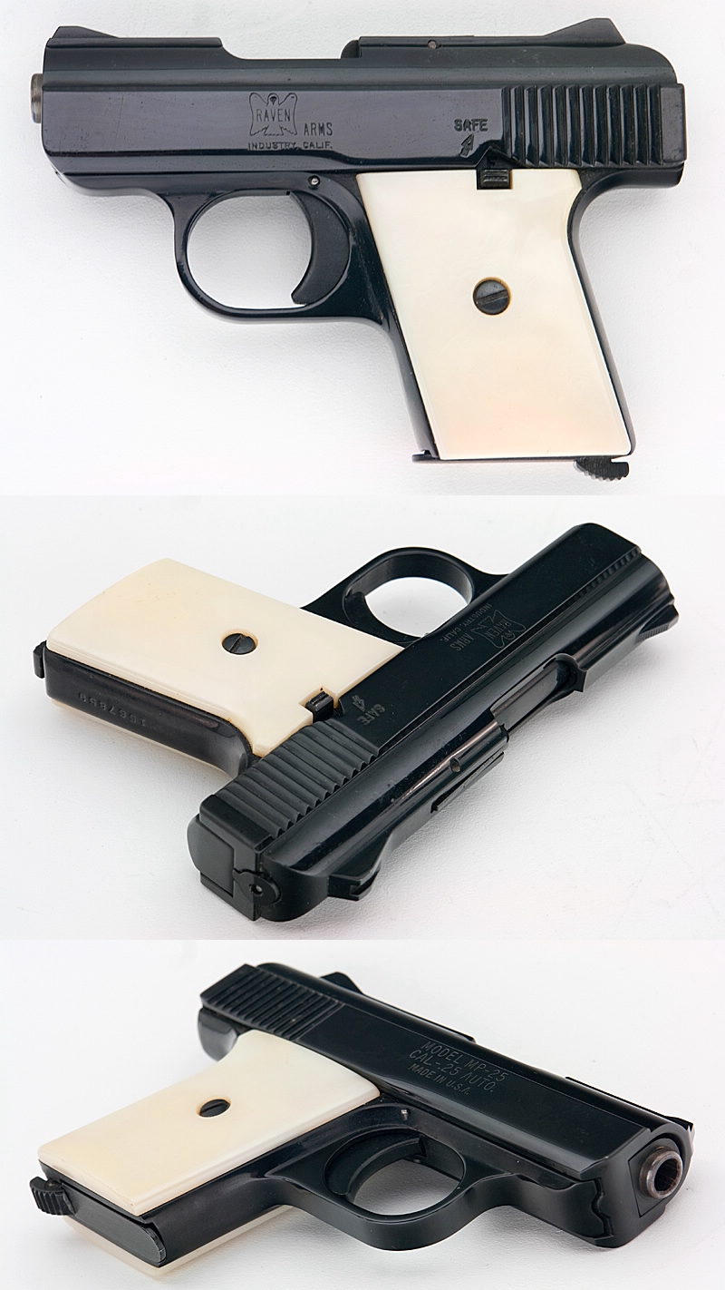 Raven Arms Mp-25 Pocket Automatic .25 Acp Pistol Excellent Condition ...