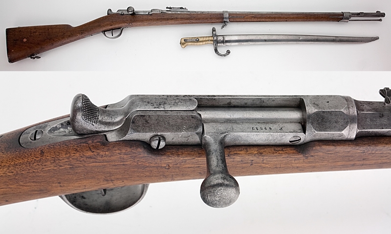 French Chassepot M1866 Needle Gun Bolt Rifle 11 Mm Made 1873 No Ffl ...
