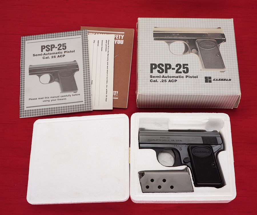 Kassnar Psp-25 Semiauto .25 Acp Handgun In Like New In The Box ...