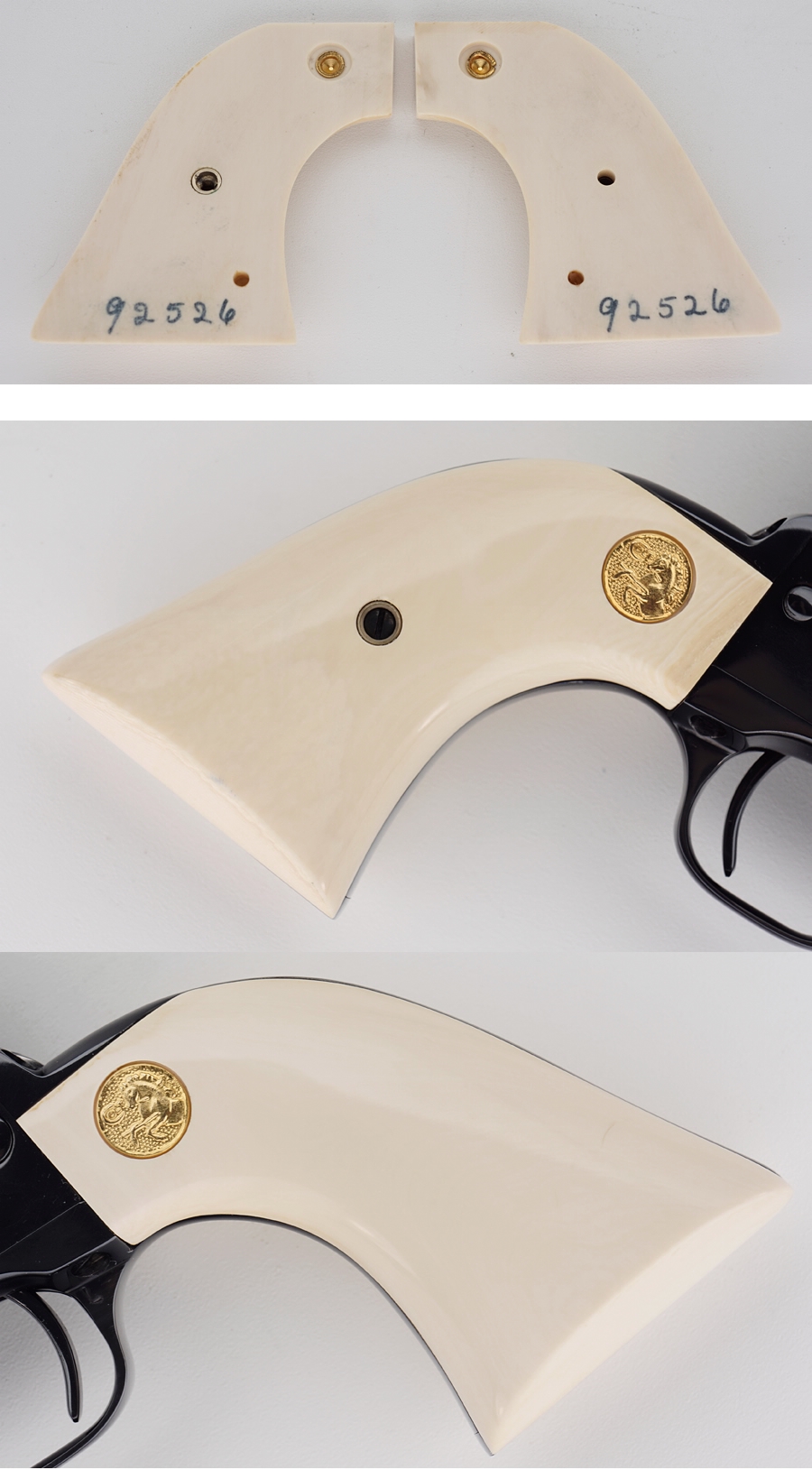 Colt Custom Shop Saa Revolver 4-3/4 Barrel Ivory Grips .45 Colt Minty ...