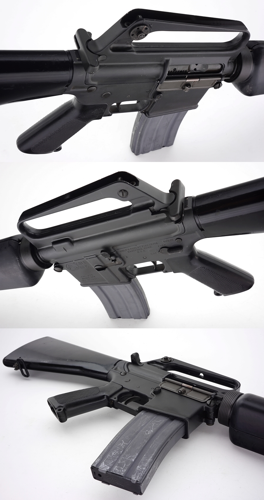 Colt Sp1 Ar-15 Semi Rifle Cal .223 Pre-Ban Ar15 Triangle Handguard Mfg ...