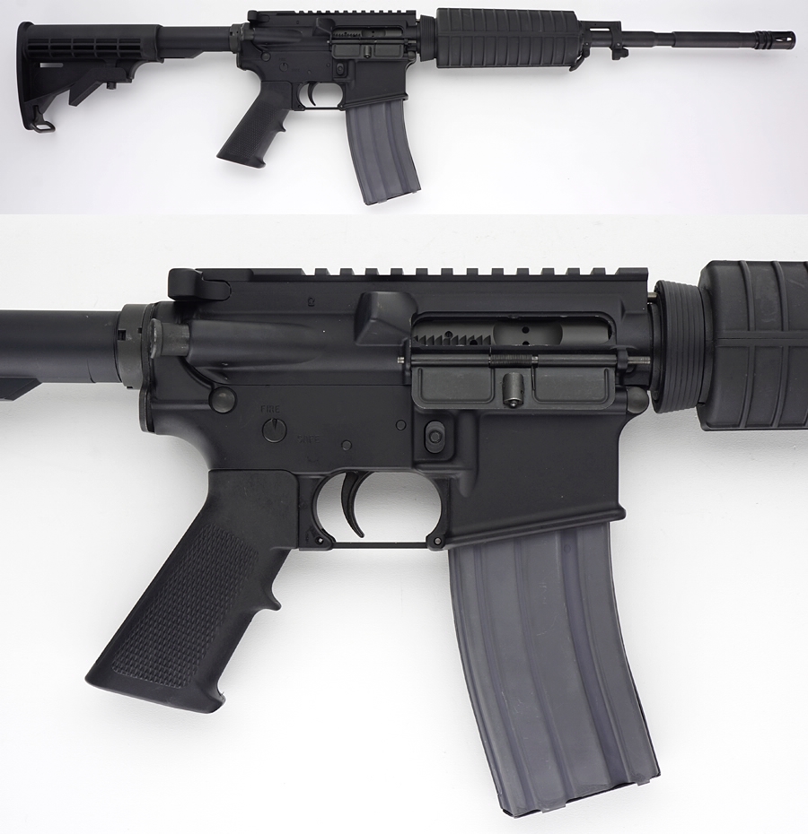 CMMG MOD4-SA AR-15 W/FLATTOP COLLAPSIBLE STOCK 5.56 .223 AR15 SEMIAUTO ...