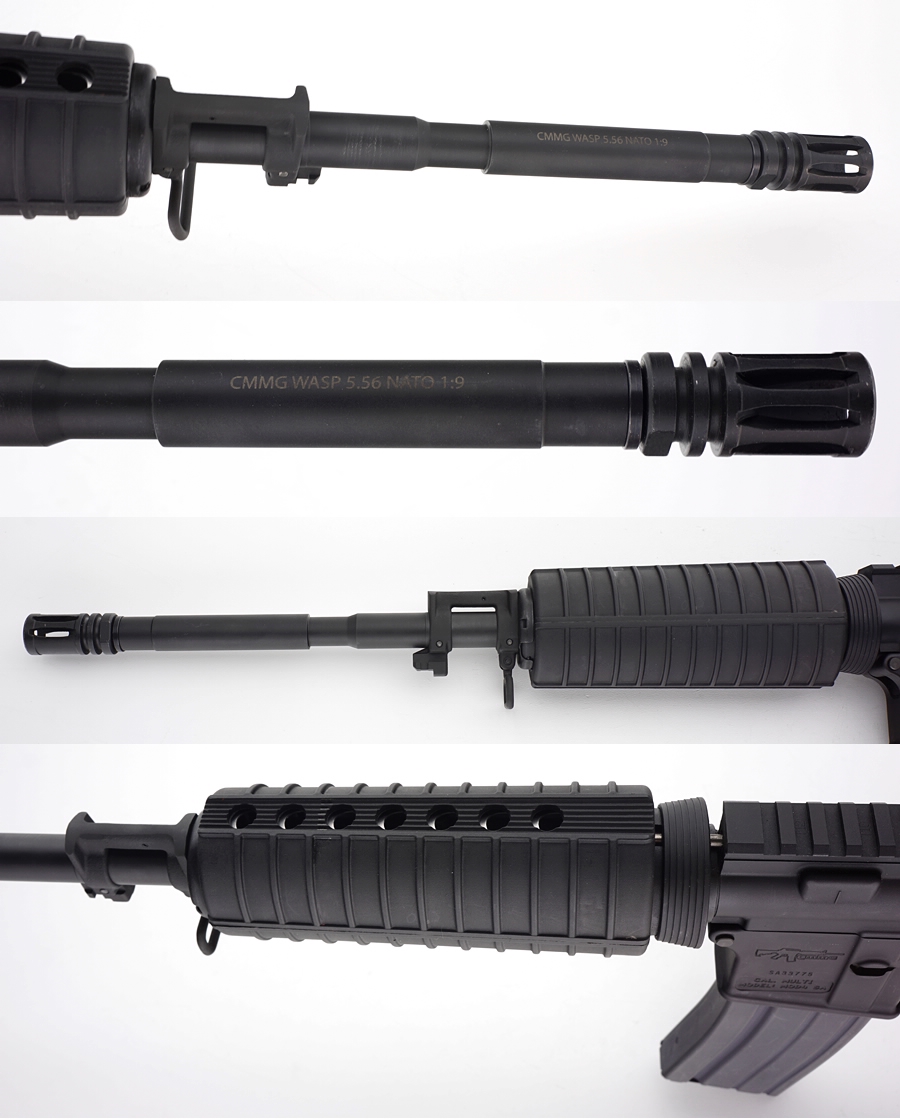 Cmmg Mod4-Sa Ar-15 W/Flattop Collapsible Stock 5.56 .223 Ar15 Semiauto ...