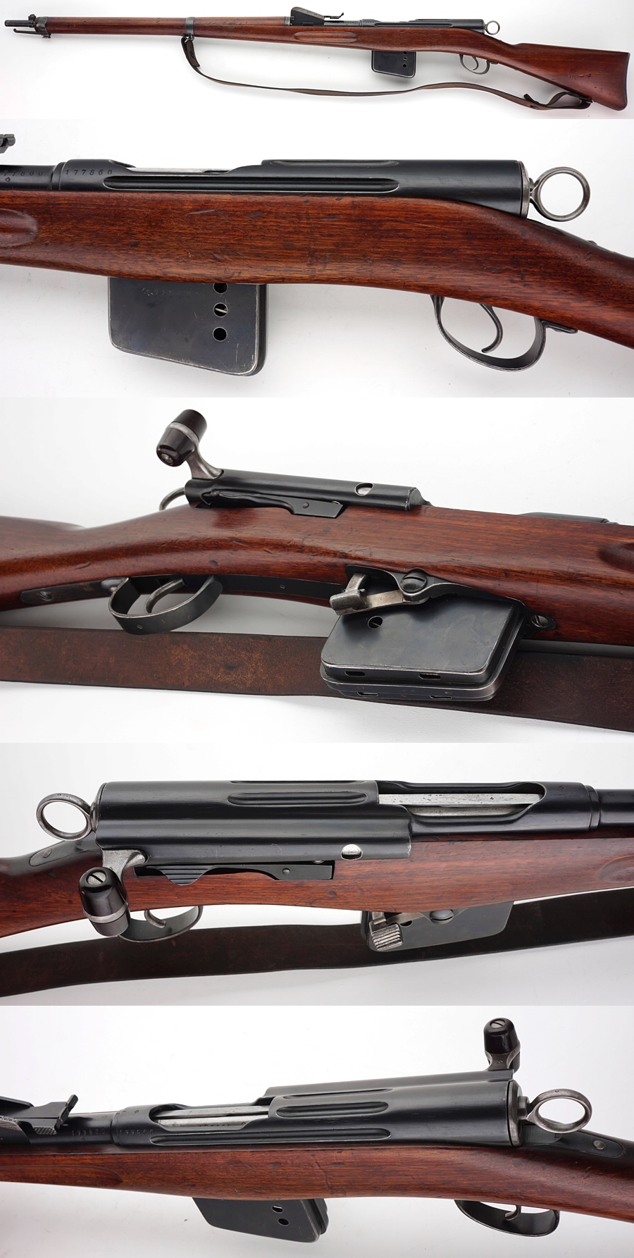 Swiss Schmidt Rubin Model 1889 Rifle 7.5x53.5 W/Bayonet Made 1894 No ...