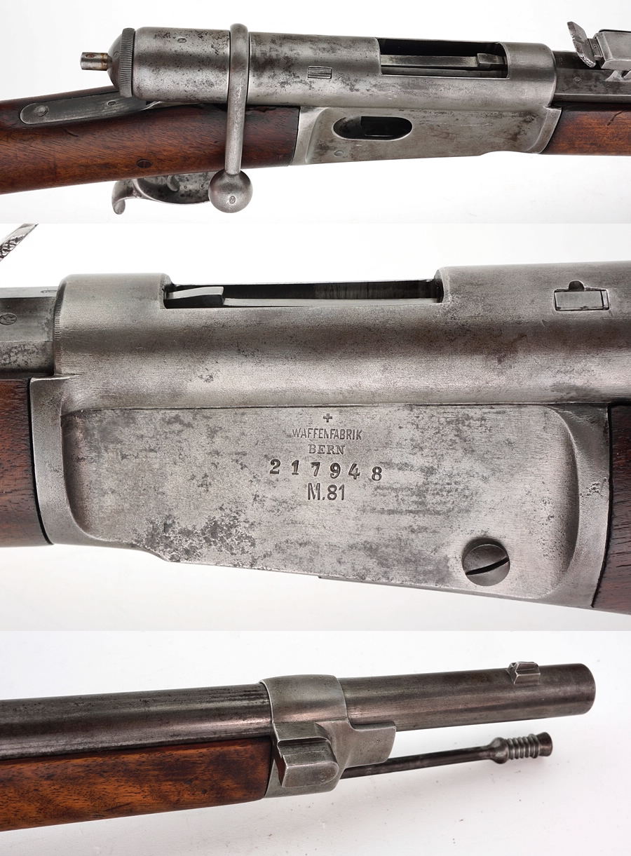 Swiss Vetterli Model 1881 Rifle 10.4mm Considered An Antique No Ffl ...