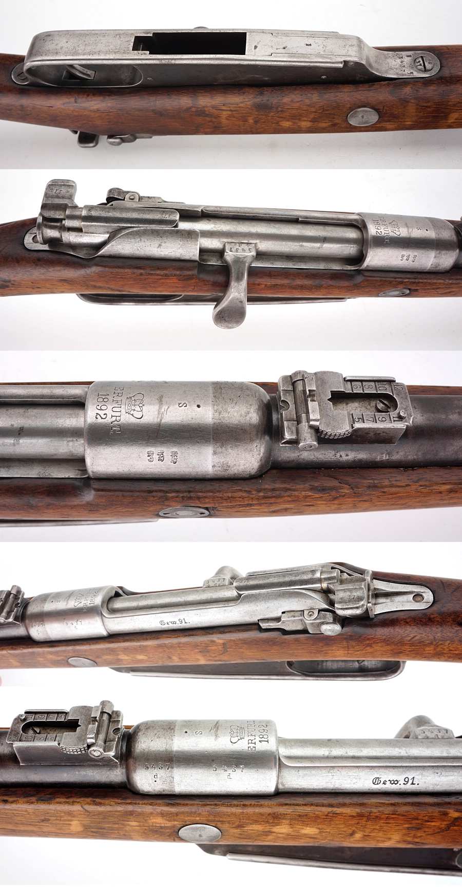 German Commission Rifle Model 1888 Gew 91 Artillery Rifle 8mm No Ffl ...