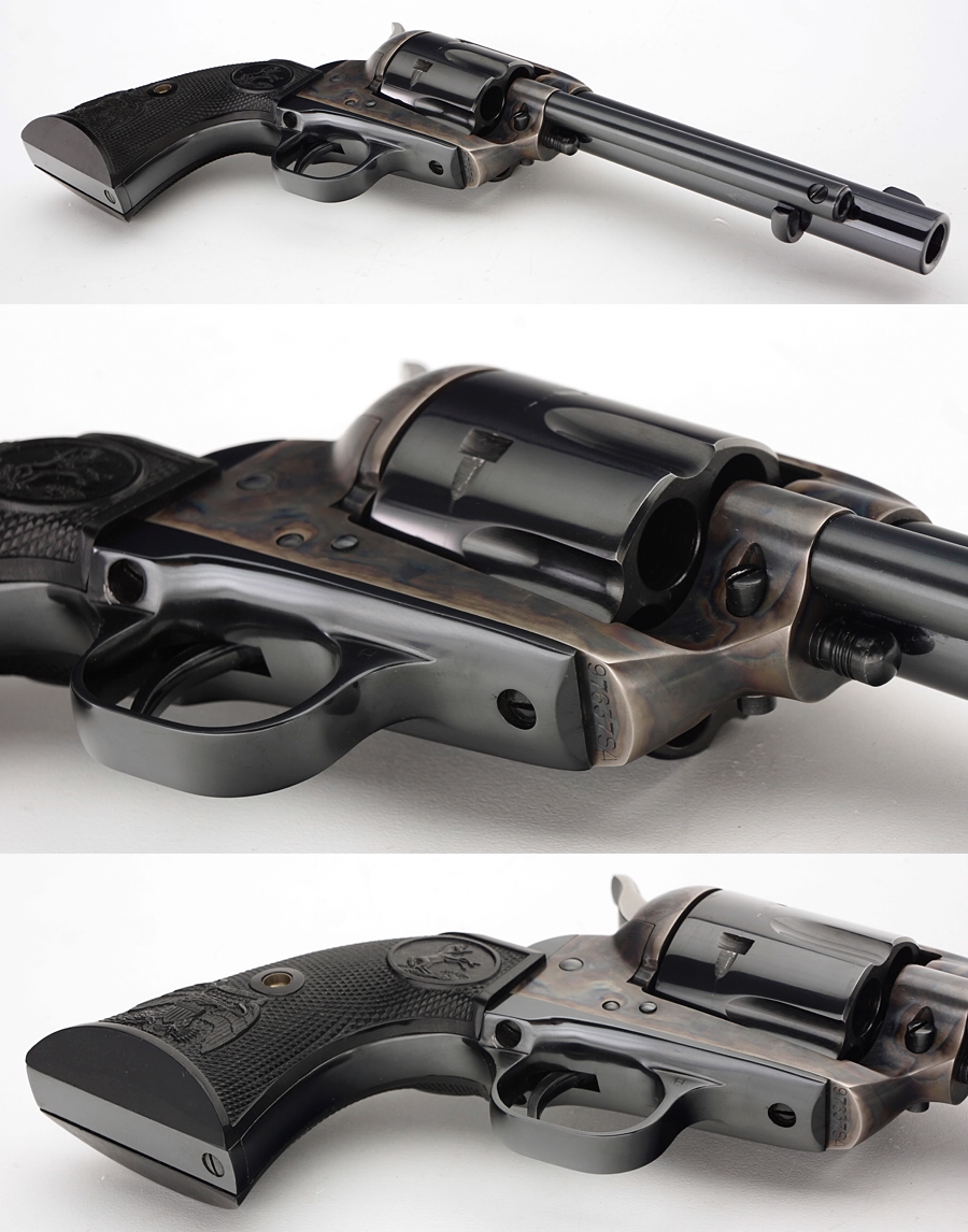 Colt Saa 3rd Generation Revolver With Two Cylinders .45 Lc/.45 Acp W ...